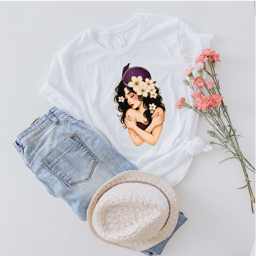 Floral Hmong Beauty Unisex T-Shirt – Mai Scissors LLC